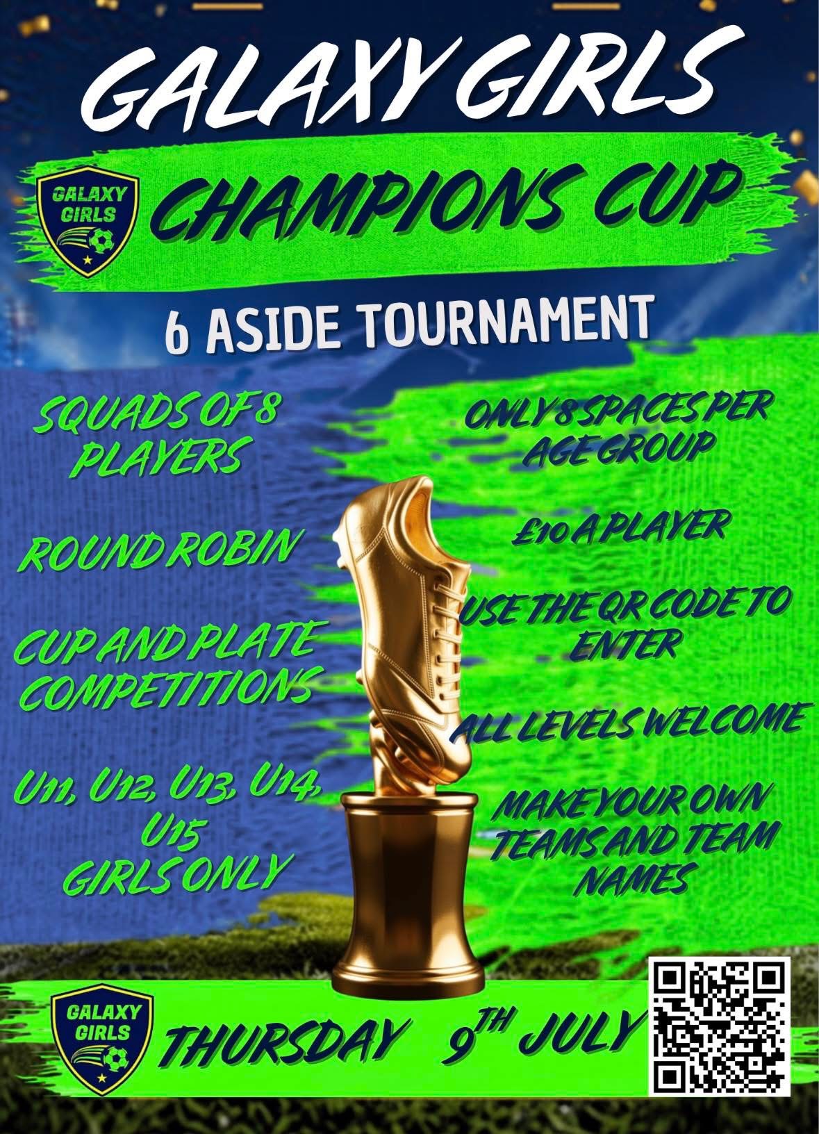 Galaxy Girls Champions Cup 2026 — Grassroots Football Tournament ...